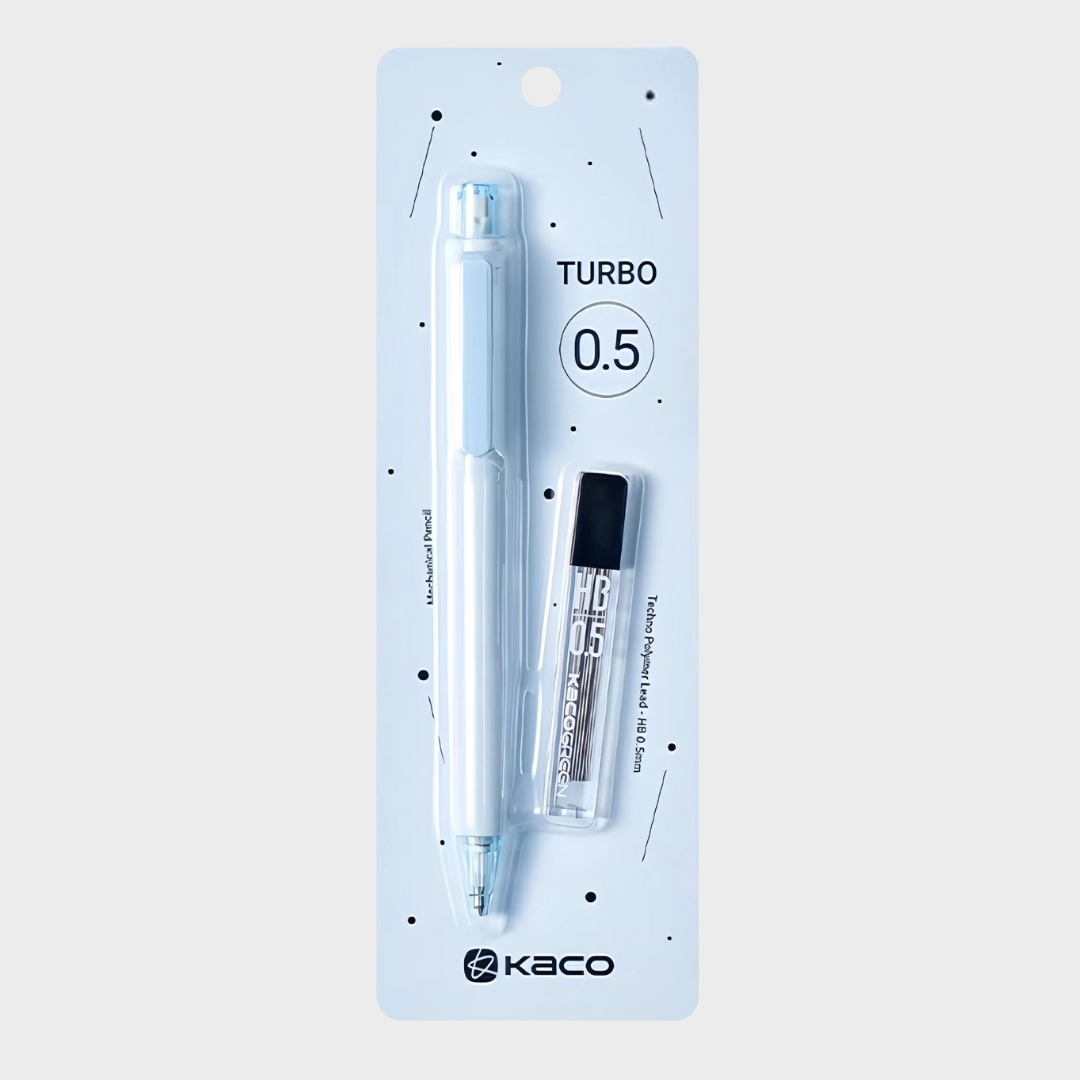 Kaco | Mechanical Pencils | 0.5mm | Turbo | With HB Leads – INDOFUTURE