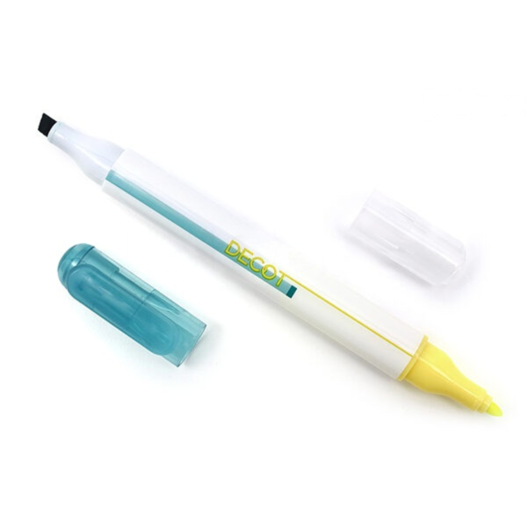 Sun Star Decot Overwriting Aqua Blue/Yellow Marker – INDOFUTURE