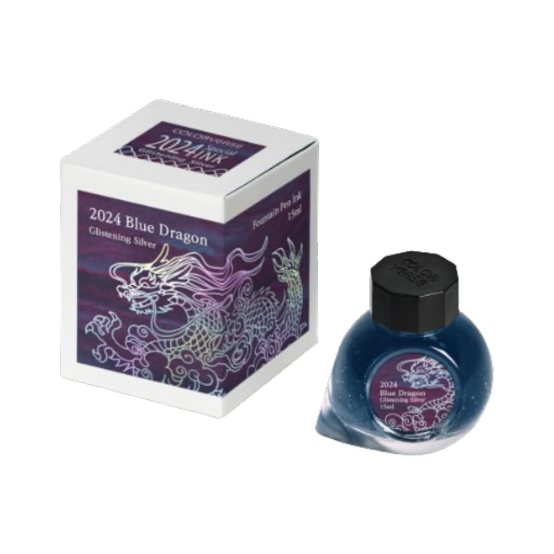 Colorverse | 2024 Special Ink | Glistening Silver | Blue Dragon | Foun ...
