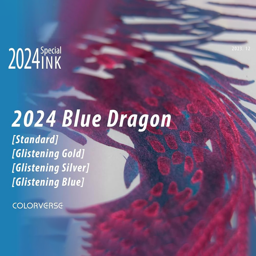 Colorverse | 2024 Special Ink | Glistening Silver | Blue Dragon | Foun ...
